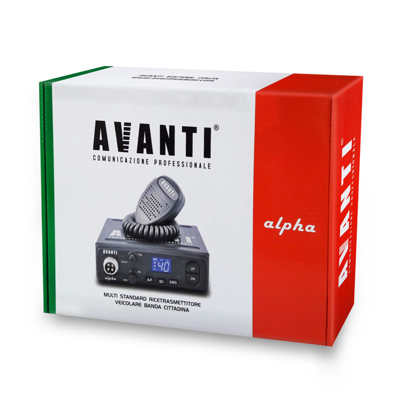 Pachet statie radio CB Avanti Alpha, tehnologie SMD cu antena CB Bytrex ...