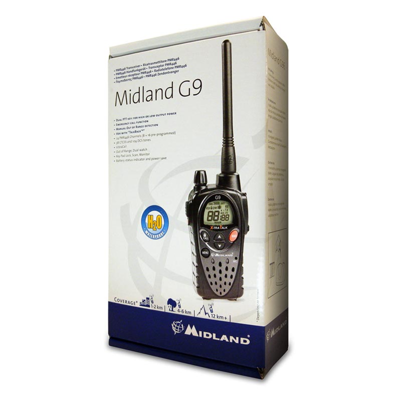 Statie radio PMR Midland G9 Plus 0,5W-4W